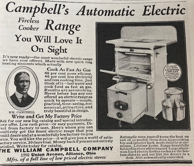 William Campbell – “The Original Fireless Cooker Man”